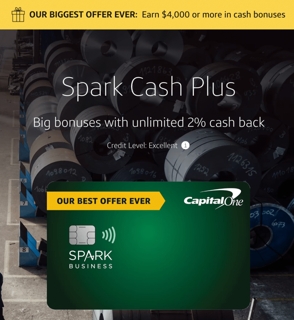Capital One Spark Cash Plus 商业信用卡【2025.4更新：$4000开卡奖励】 | 美国信用卡攻略